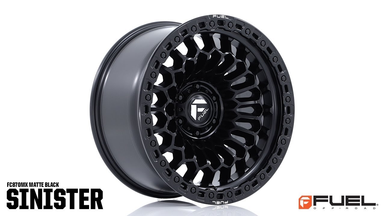 FUEL FC870 SINISTER | 20X10 | MATTE BLACK - YouTube