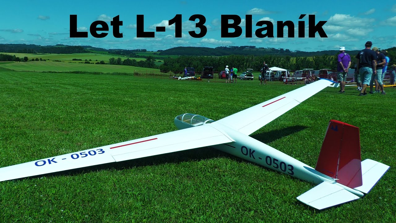 L-13 Blanik E-flite | scale RC glider | 4K | Letovice 2021 - YouTube