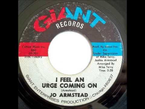 Jo Armstead – I Feel An Urge Coming On / I Who Love You So | Releases ...