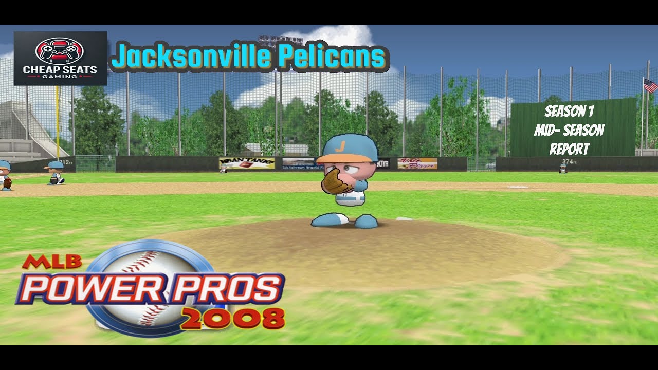 MLB Power Pros 2008 Jacksonville Pelicans Mid Season Report - YouTube