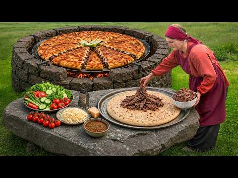 We Baked The Most Meat-Loaded Birria Pizza Ever Cooked in the Mountains!