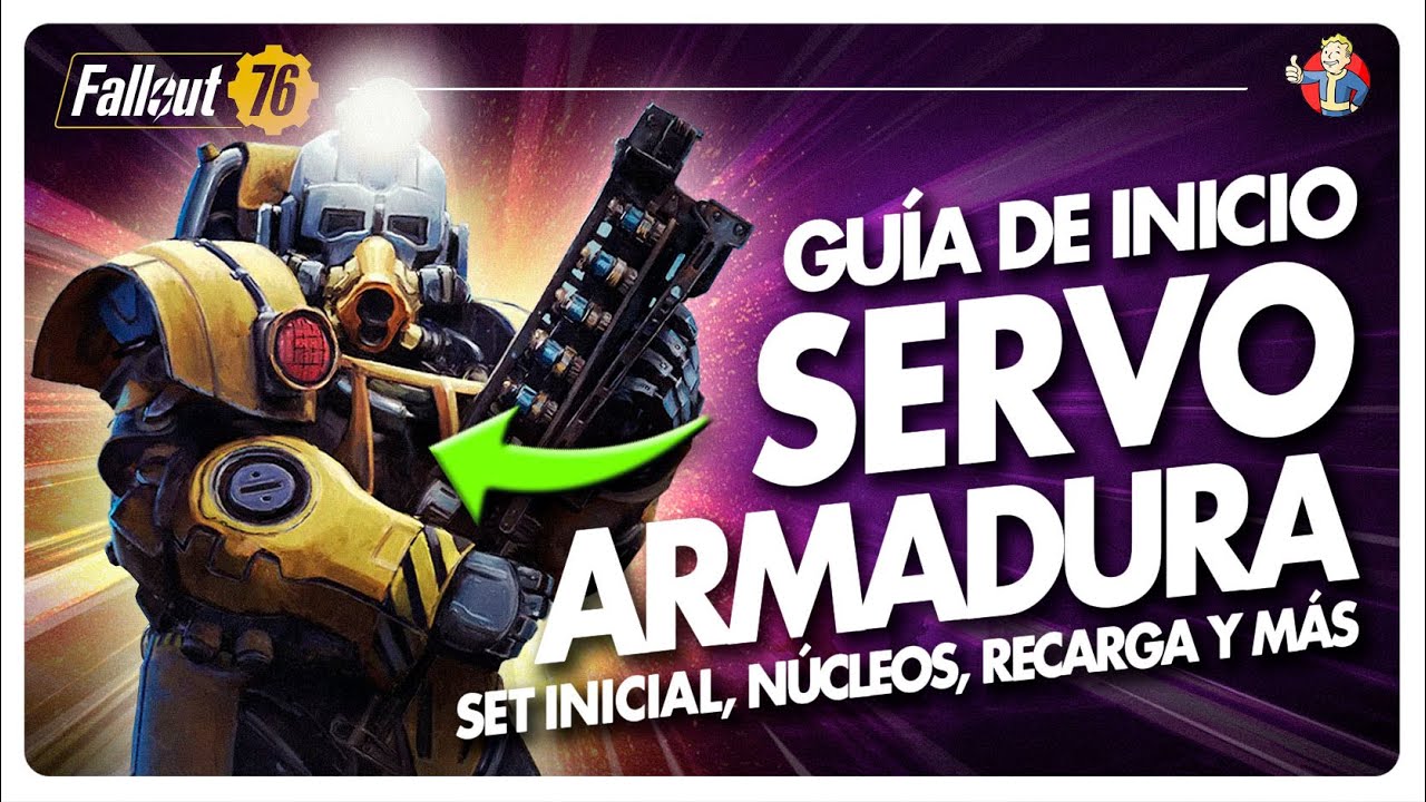 ⚡Guía de inicio SERVO ARMADURA en Fallout 76 - Recarga nucleos y mucho ...