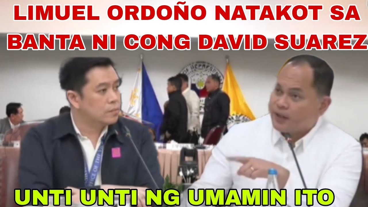 CONG SUAREZ TINAKOT SI LIMUEL ORDOÑO DAHIL DITO UNTI UNTI NG UMAMIN ITO ...