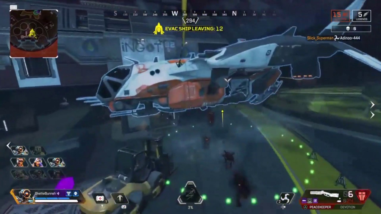 HOW TO ESCAPE IN EVAC SHIP EASILY - FIGHT OR FRIGHT MODE (Shadowfall ...