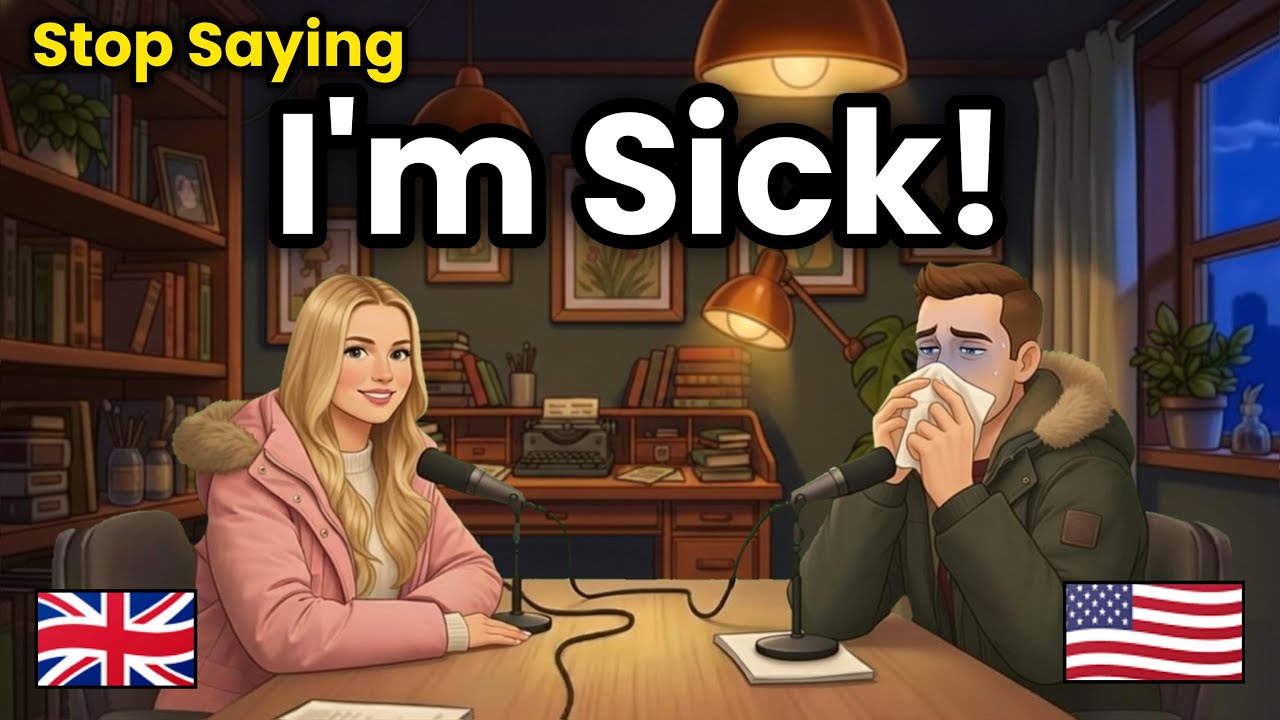 How to Talk About Being Sick in English | Real English Conversation ...