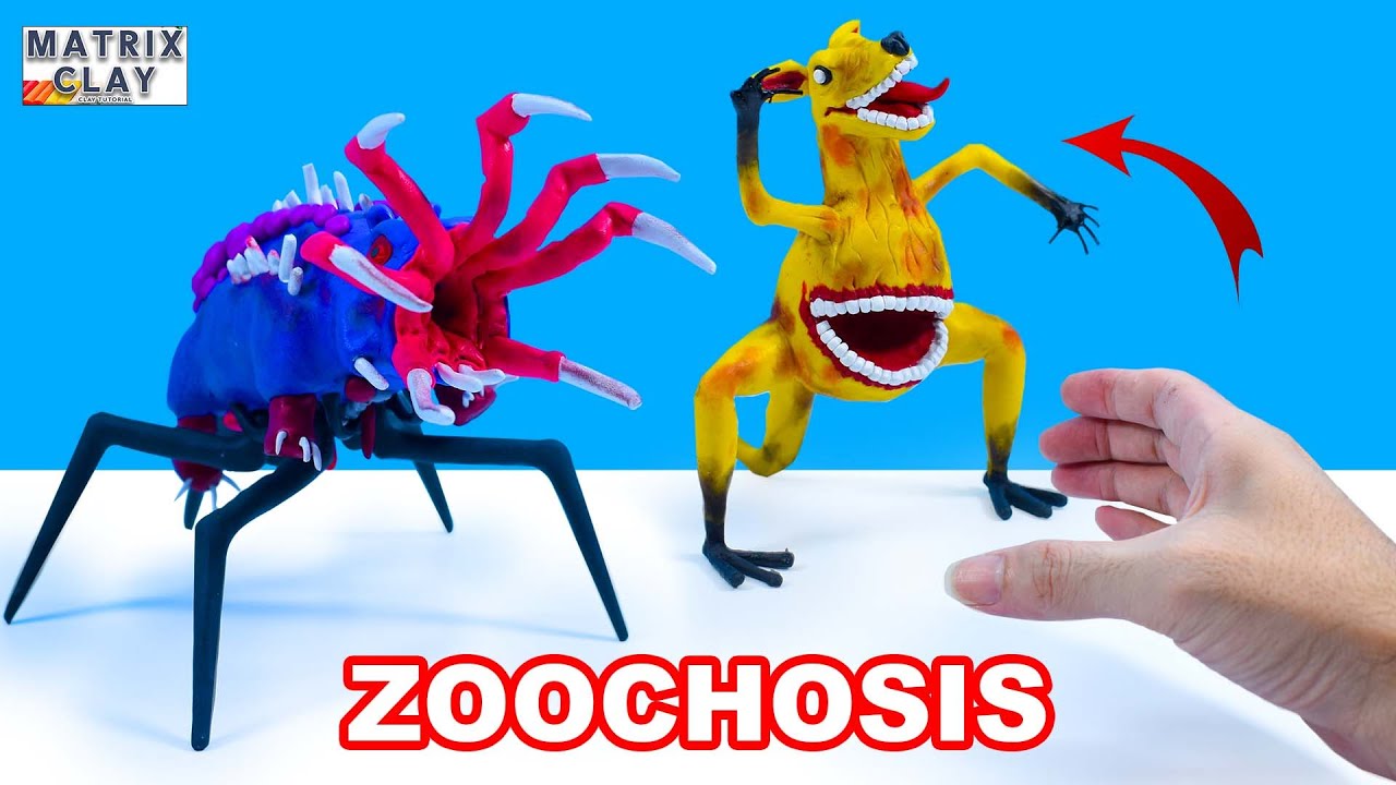 Making Zoochosis: HIPPO & KANGAROO With Clay | Clay Tutorial - YouTube