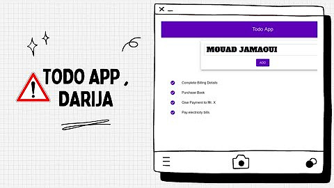 Php darija - TODO APP - YouTube