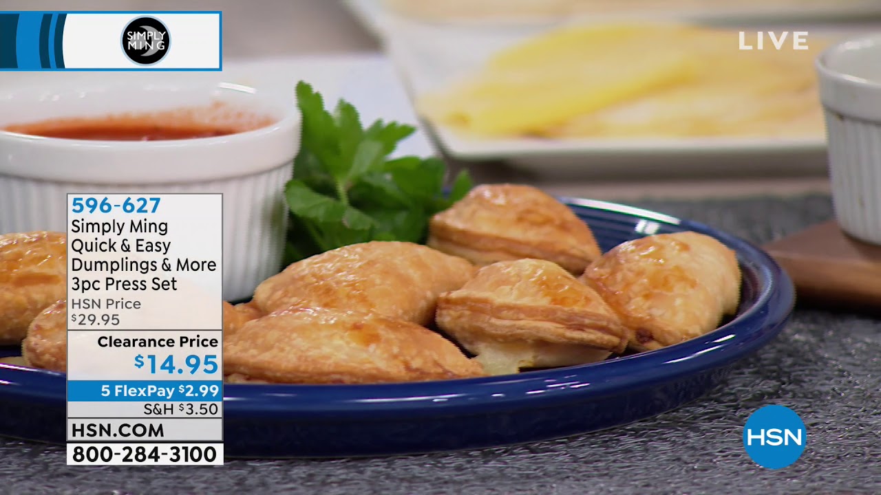 Simply Ming Quick and Easy Dumplings and More 3piece Pre... - YouTube