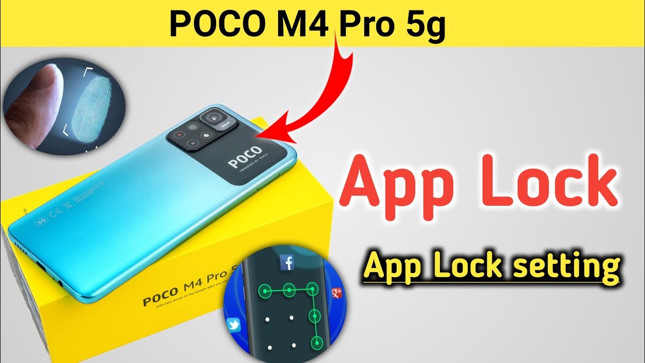 How To Set Apps Lock in Poco M4 Pro, Poco M4 Pro Main Apps Lock Kaise ...