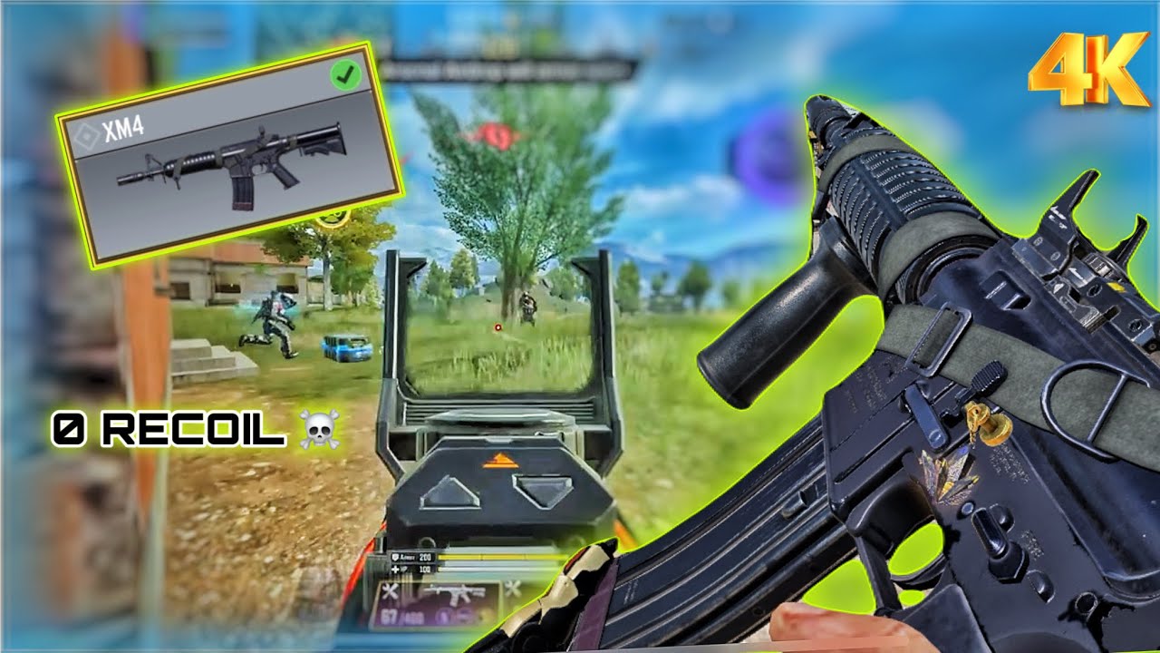 *NEW* 0 Recoil + LONG Range GUNSMITH OF XM4 🤯 | BEST XM4 GUNSMITH CODM BR | CODM BR GAMEPLAY ...