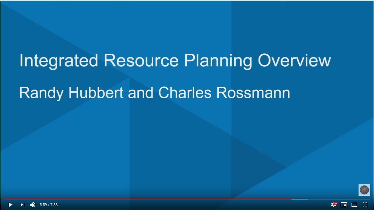 2020 IRP Public Meeting (part 3) - YouTube