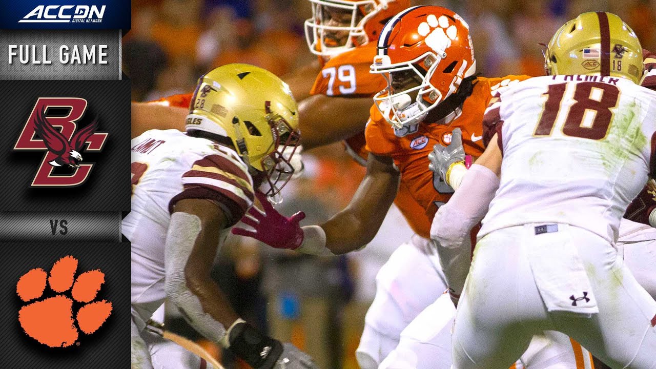 Boston College vs. Clemson Full Game | 2019 ACC Football - YouTube