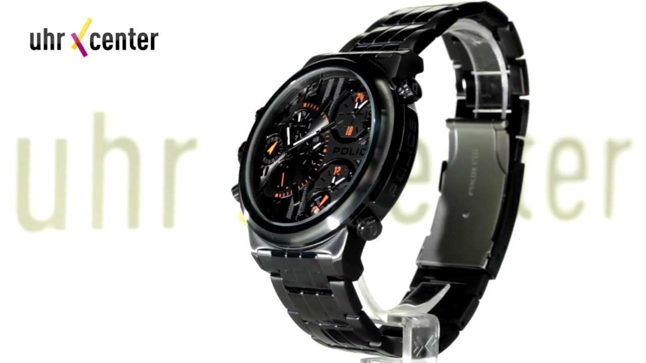 Police P13595JSB-61M Python Herrenuhr mit 4 Zeitanzeigen - YouTube