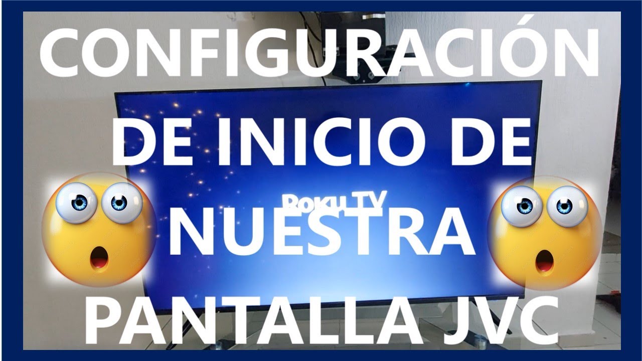 Configuración de inicio de la pantalla JVC SI50URF 50" 4K smart - YouTube