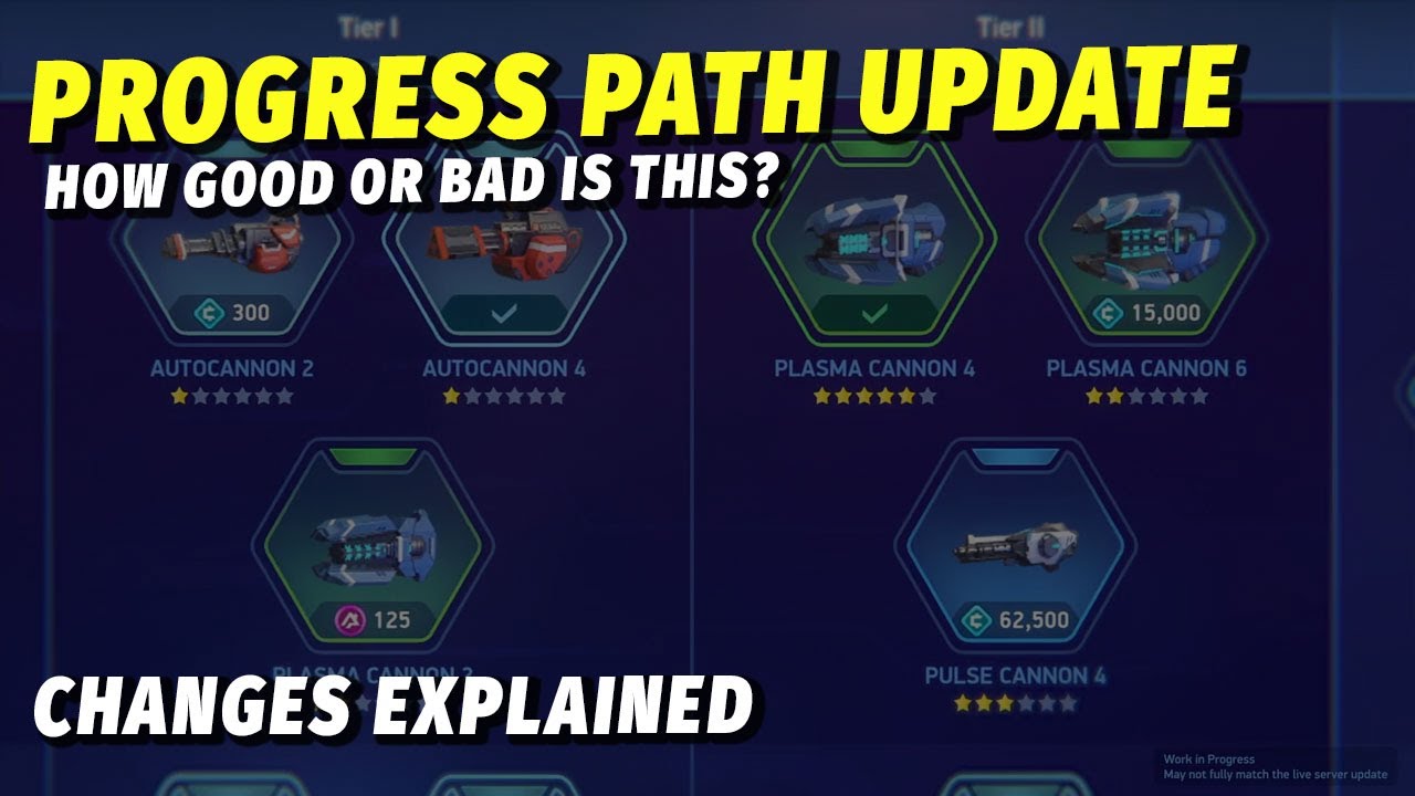 Progress path Update Details Reviewed and Explained | Mech Arena - YouTube