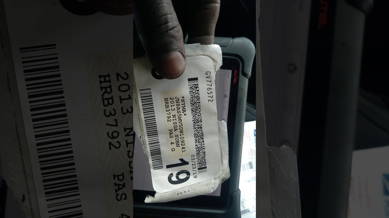 Nissan ecm swap program with autel elite and vin write. - YouTube