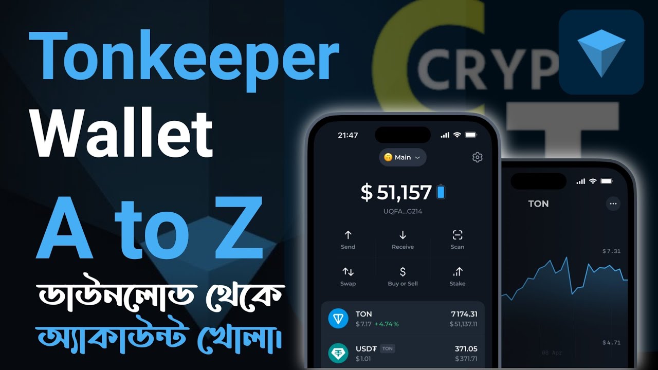 Tonkeeper wallet এর A to Z || Tonkeeper একাউন্ট খোলা এখন হাতের মুঠোয় ...