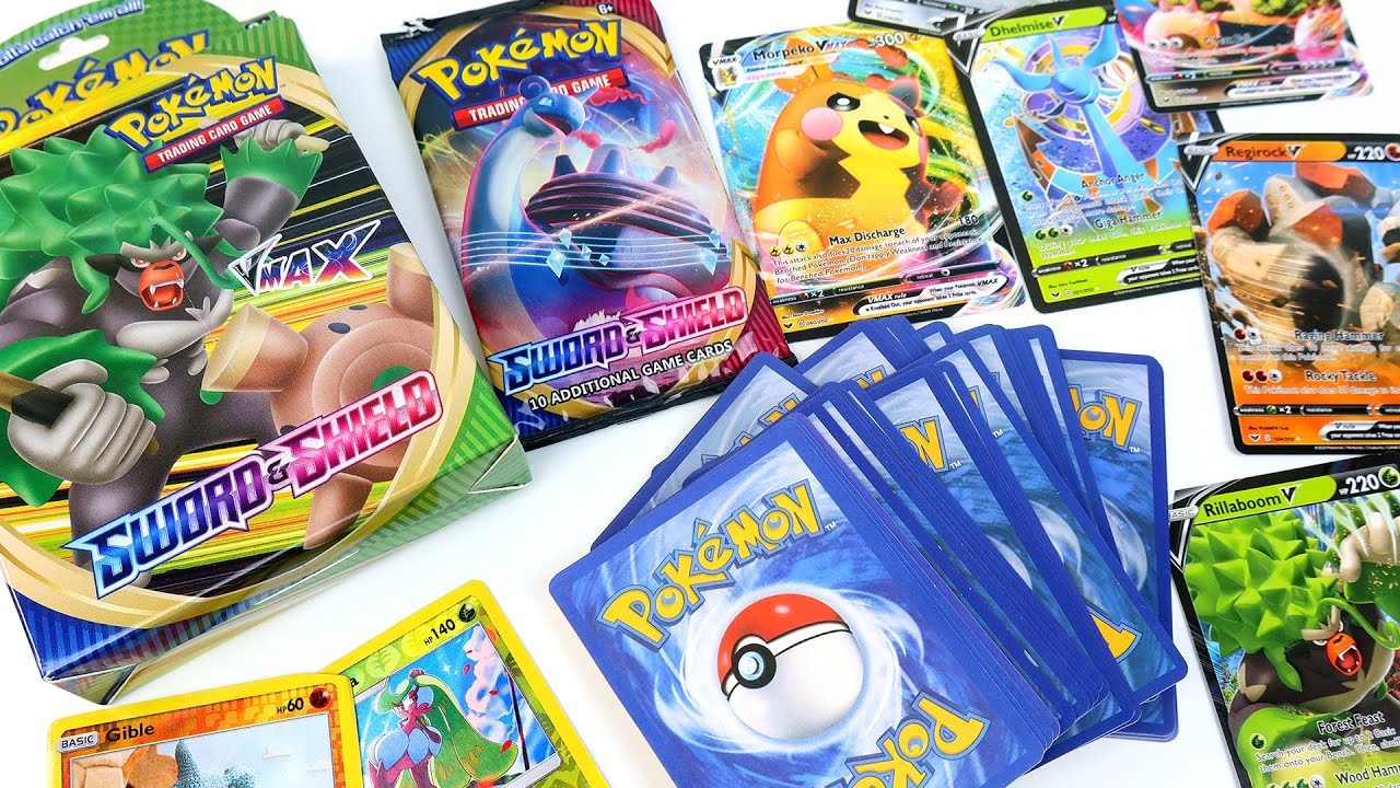 Aliexpress Pokemon Cards Vmax Box + Sword & Shield Booster Pack # ...