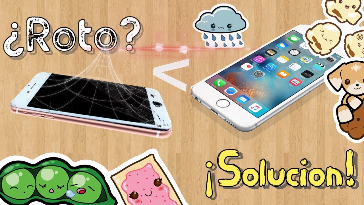 ¡Como Dañ...arreglar un celular Roto! - YouTube