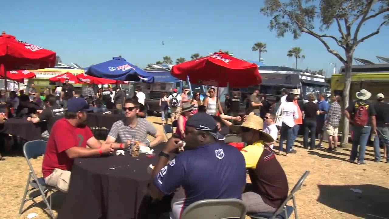 Chris Yates and Amy Marchese appear in the Grand Prix of Long Beach ...