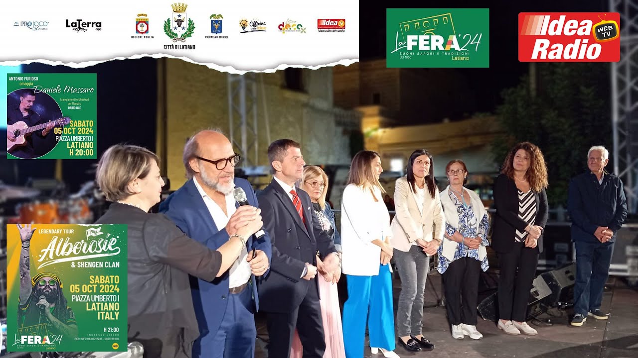 LATIANO - LA FERA 2024 PREMIAZIONE E CONCERTO 05.10.2024 - YouTube