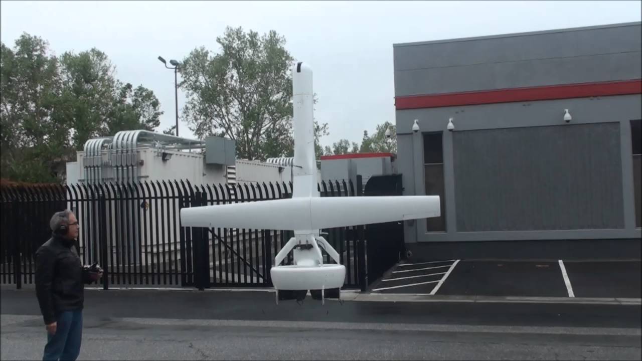 V-Bat Hover Disturbance Demo - YouTube