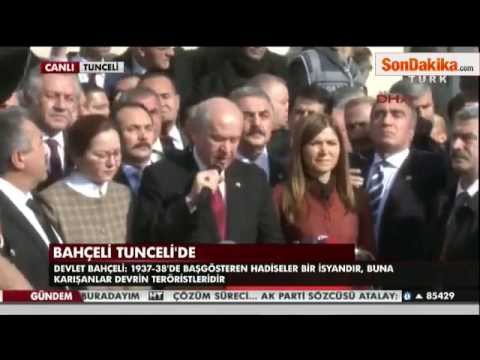 Tunceli'de Devletin Başına Devlet Geçecek Sloganlarını Bahçeli Susturdu