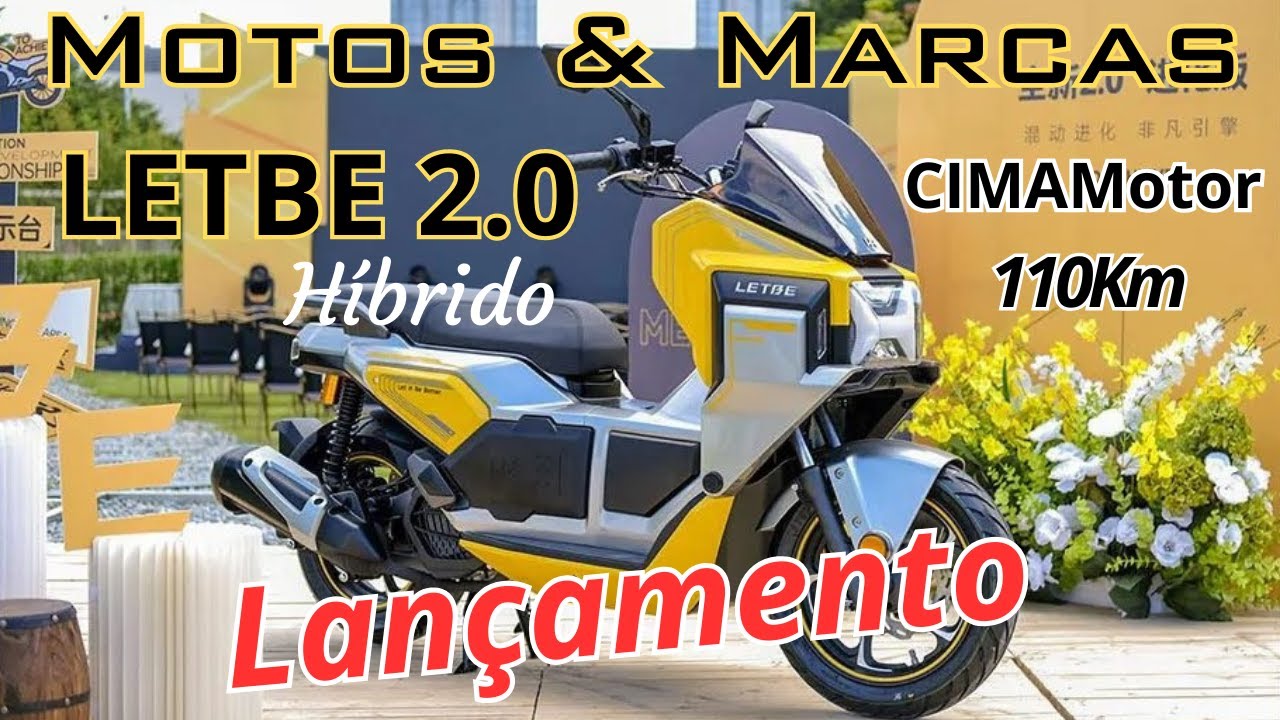 Lançamento no salão CIMAMotor do scooter da LETBE 2.0 Híbrido, com ...