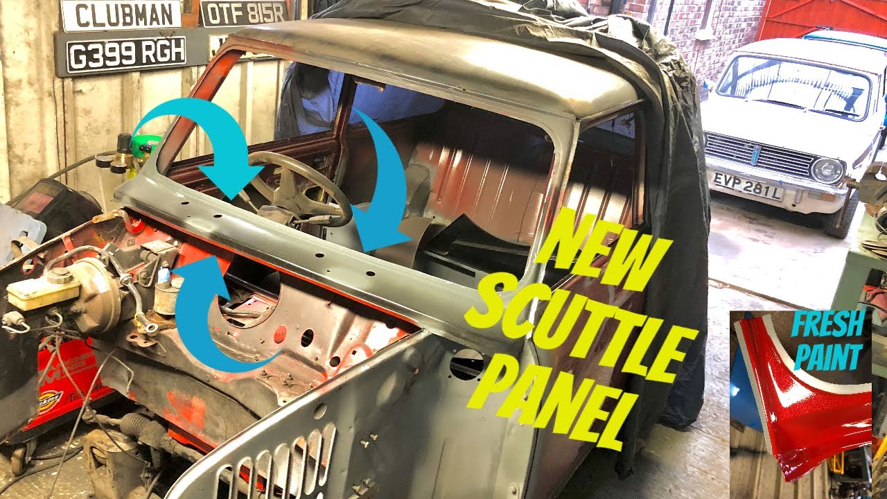 89 CLASSIC MINI RESTORATION - SCUTTLE PANEL - YouTube
