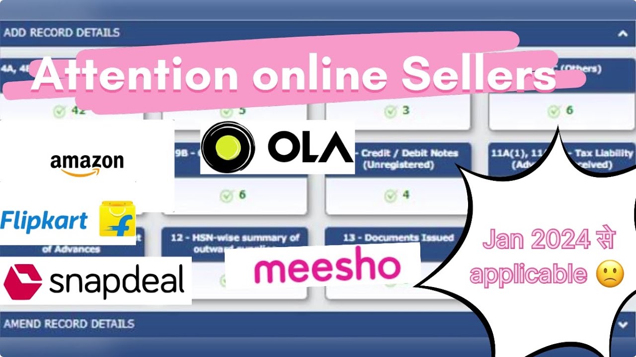 New table of GSTR 1|Table 14 & 15| GST amendment| Jan 2024| CS ASHUTOSH ...