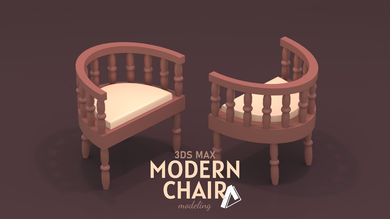 Modern Chair Modeling | 3DS Max - YouTube