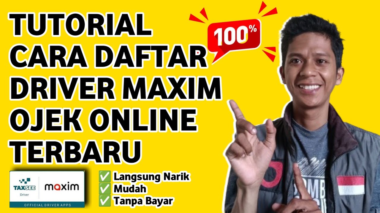 TUTORIAL CARA DAFTAR DRIVER MAXIM OJEK ONLINE BARU - YouTube