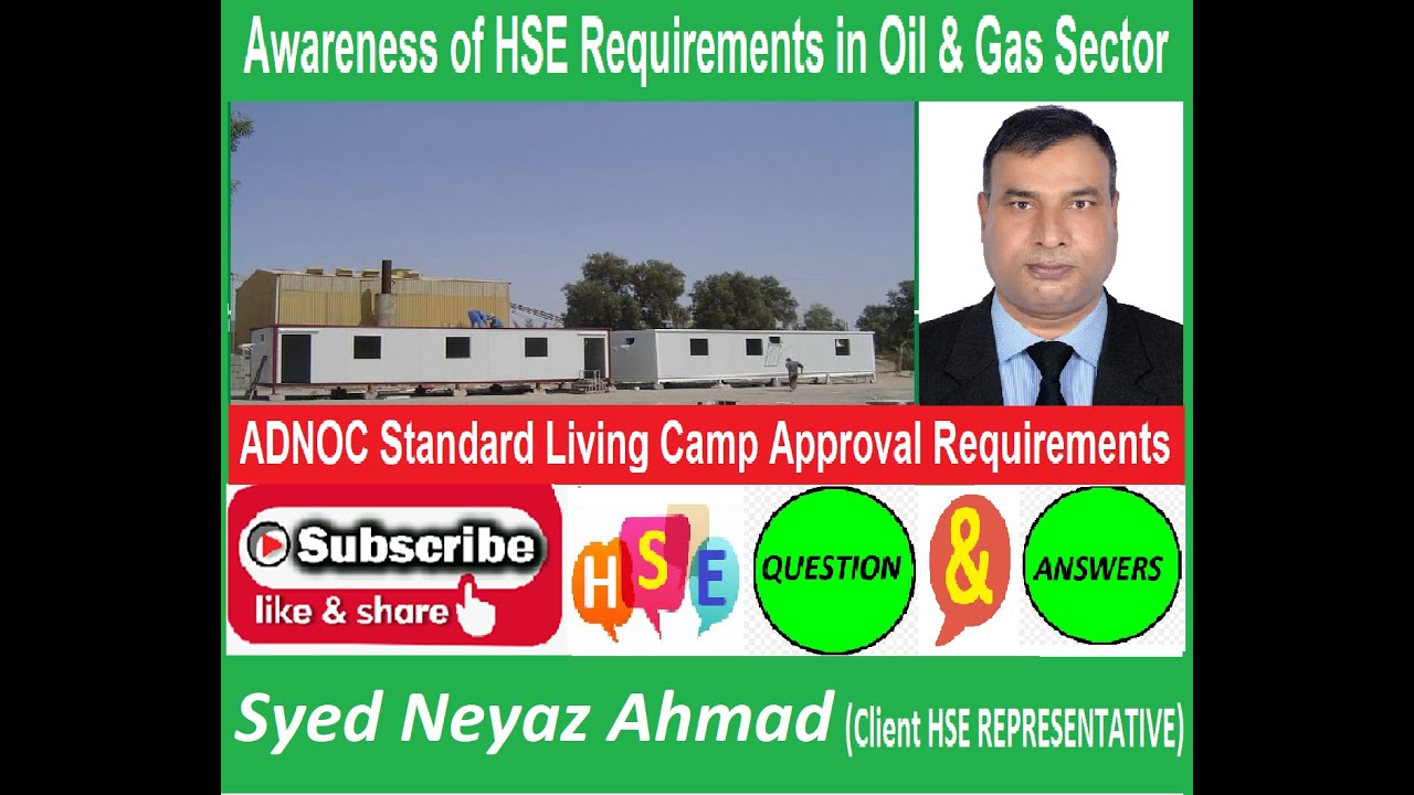 ADNOC STANDARD FOR CAMP APPROVAL 2023. #adnoc #hseengineers # ...