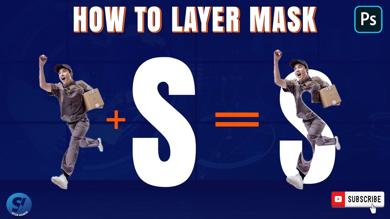 How to a layer mask in Adobe Photoshop - YouTube