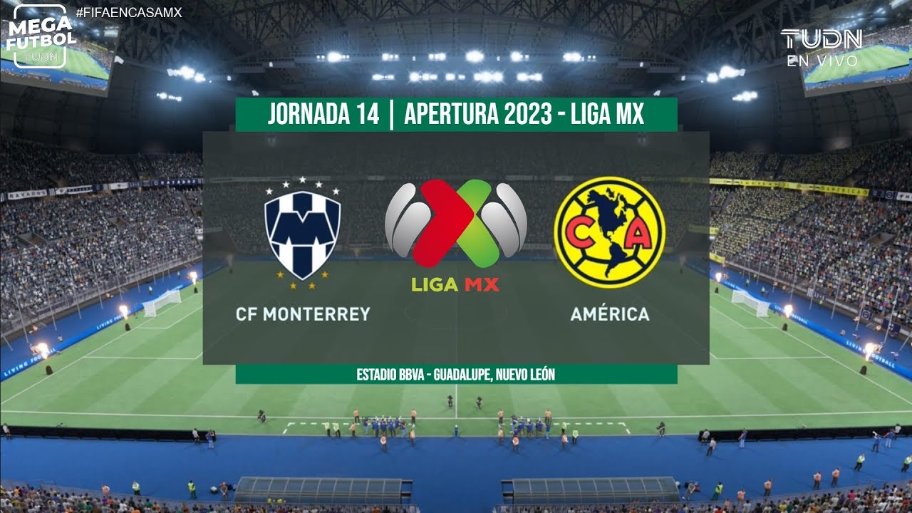 Monterrey vs América | Jornada 14 LIGA BBVA MX | Apertura 2023 FIFA22 ...