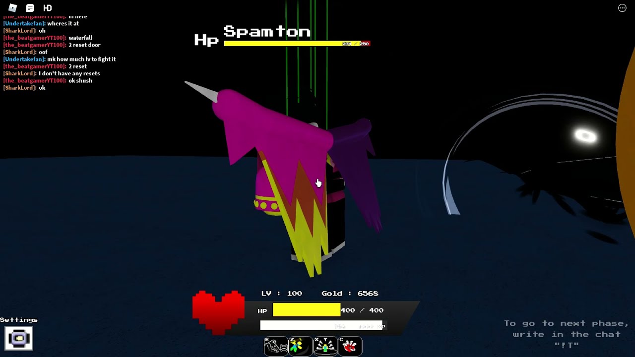 Undertale epic first person battle, ink sans VS spam ton neo - YouTube