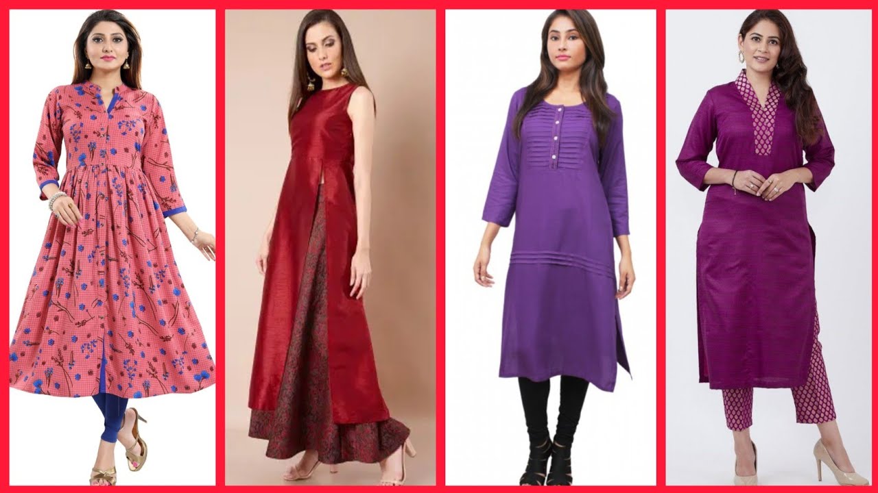 গজ কাপড়ের স্টাইলিশ টপস এবং স্কার্ট ডিজাইন //Goj kaporer trendy skart ...