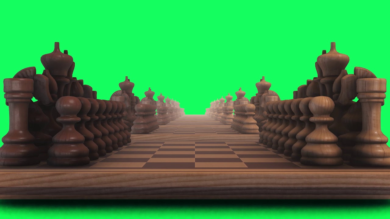 3D Chess zoom in Element 3D greenscreen - YouTube