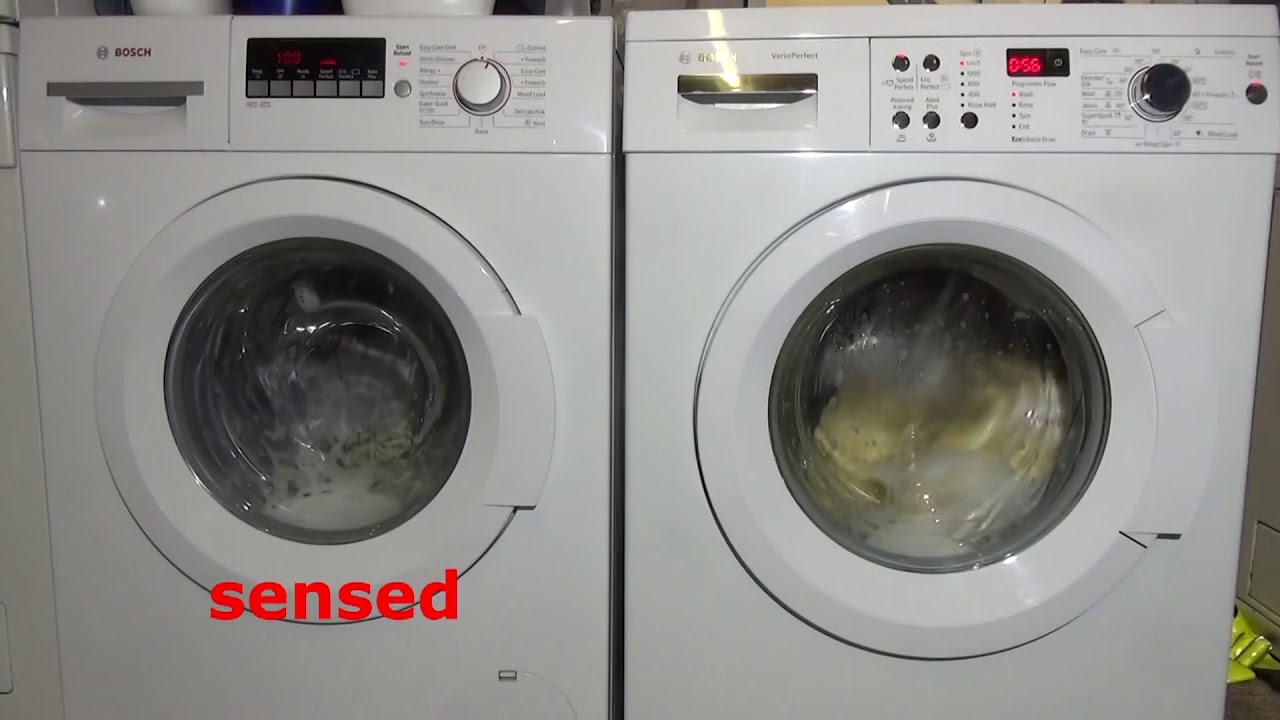 Wash race No.78 : Bosch maxx 8 vs excell 8 - Cotton 60'c speed perfect ...