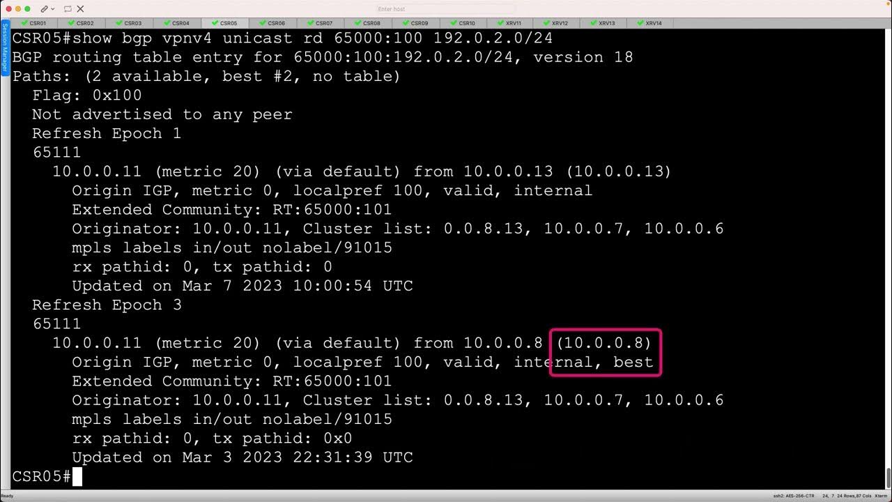 Pluralsight Sample Demo Configuring And Validating L3vpn Services Seamless Mpls Youtube