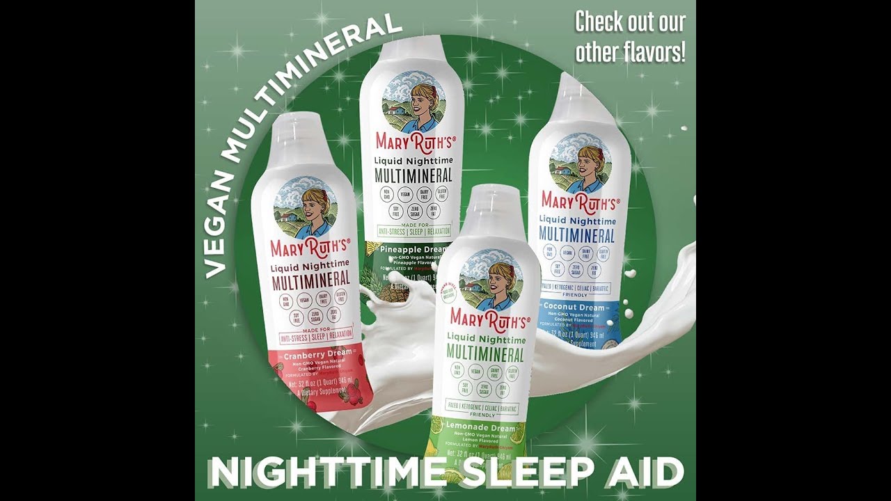 Strength Nighttime Multimineral Liquid from Mary Ruth Organics - YouTube