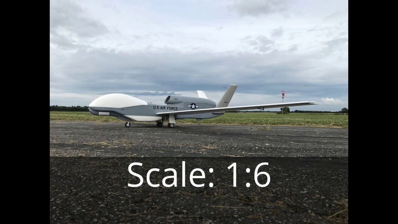 Global Hawk - Scale 1:6 - Maiden flight - YouTube