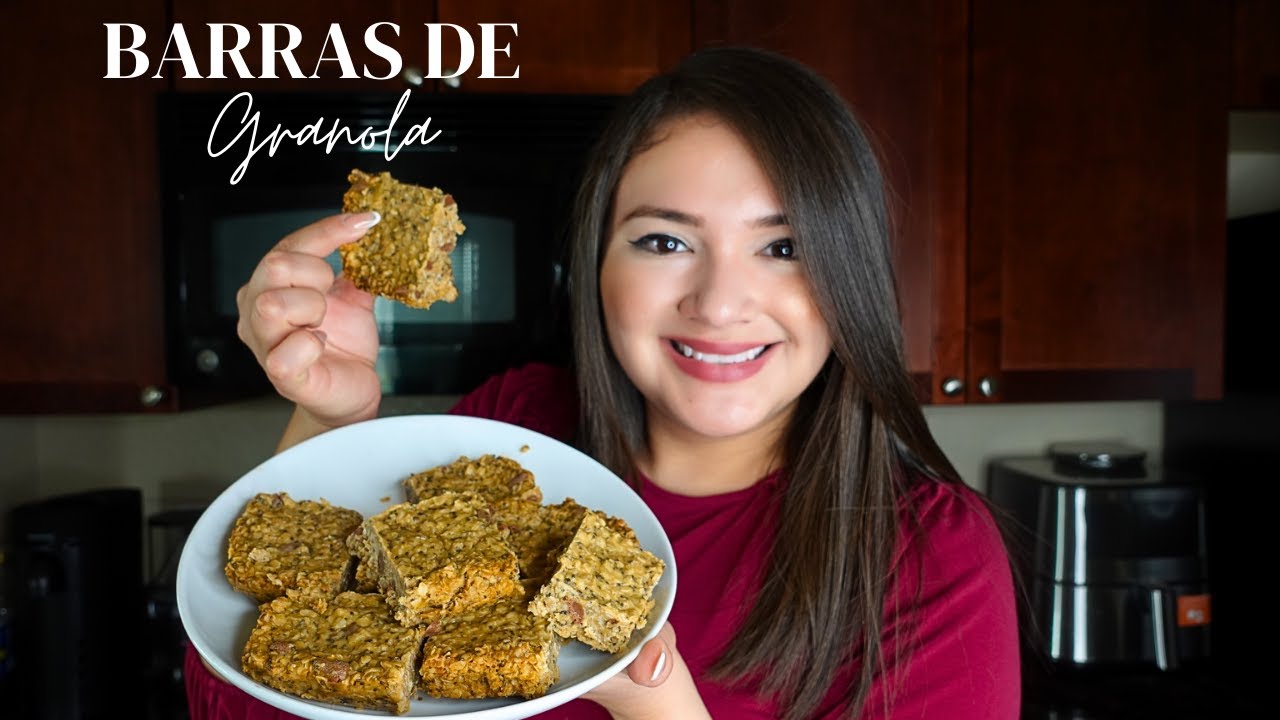 Cómo Hacer Barras de Granola Caseras | Granola Bars - YouTube