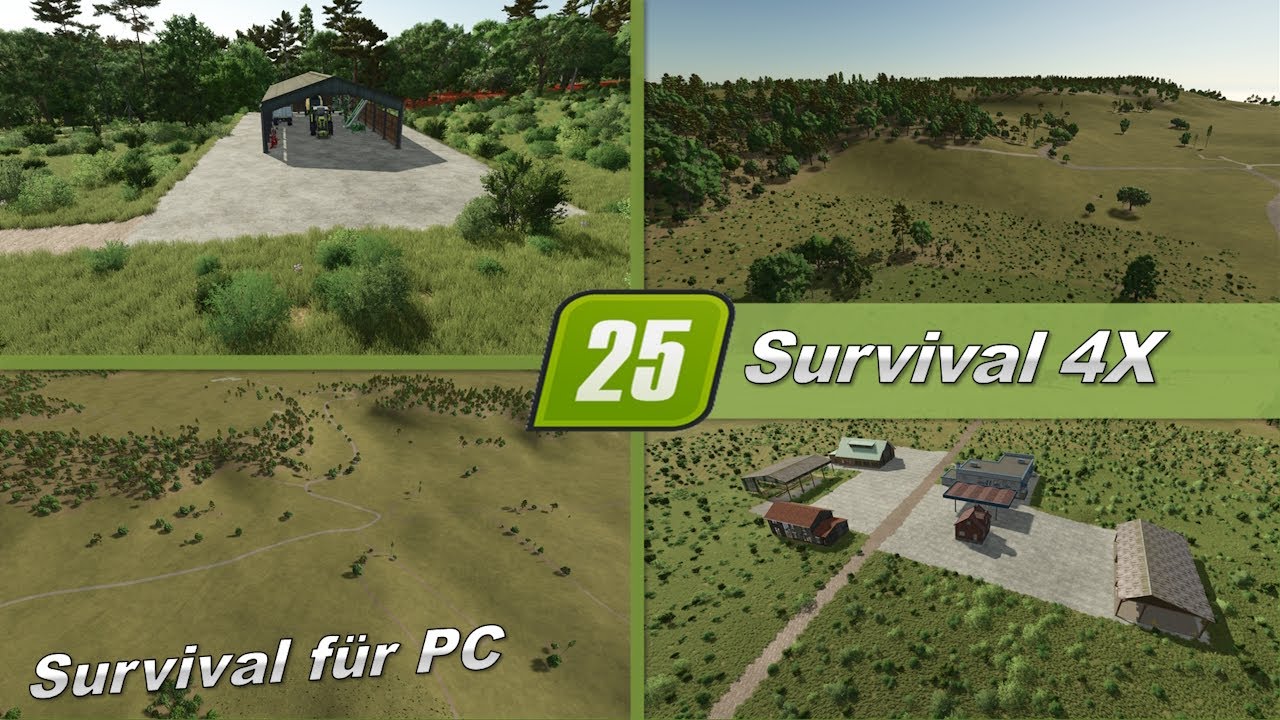 LS25 / FS25 🚜 Karten 🌍 Survival4X 🇳🇱 - 4K - YouTube