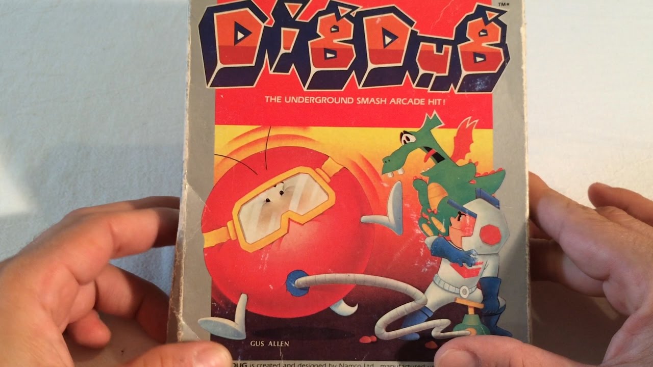DIG DUG (ATARI 2600) Unboxing y Gameplay Famicom vs. 2600 - YouTube