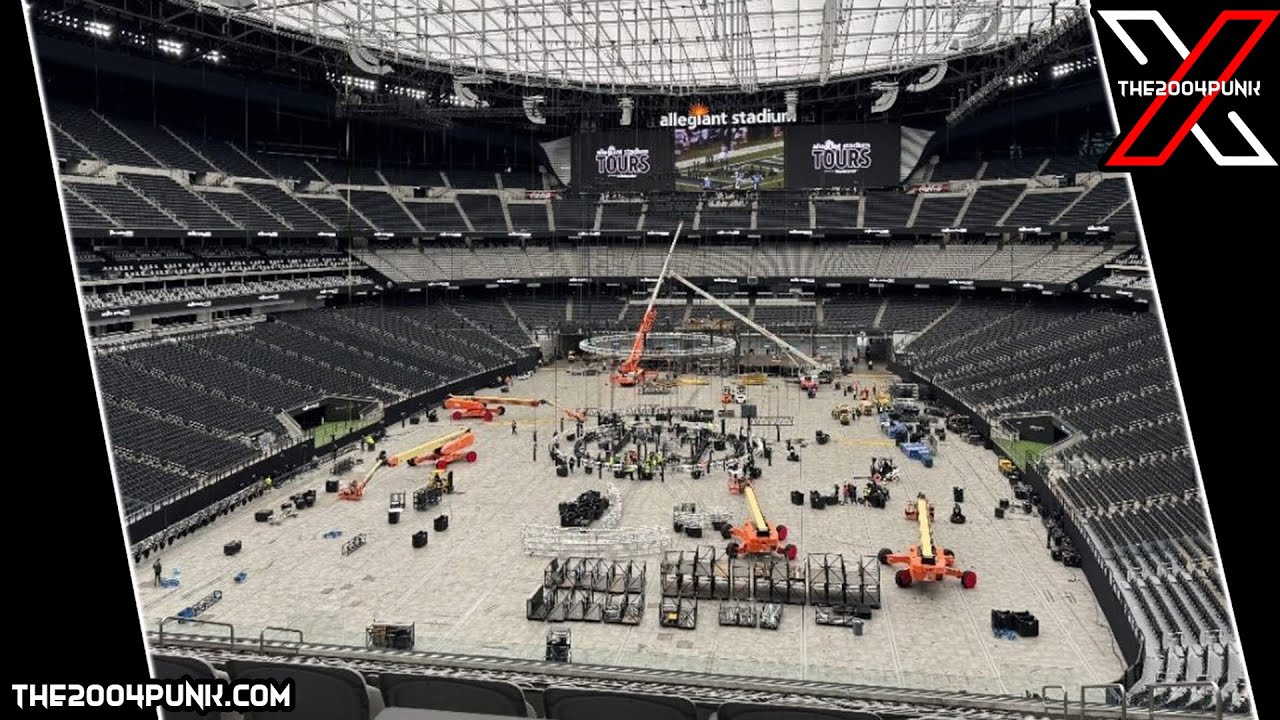 First Look At WWE WrestleMania 41 Stage Construction Leaks at Allegiant ...