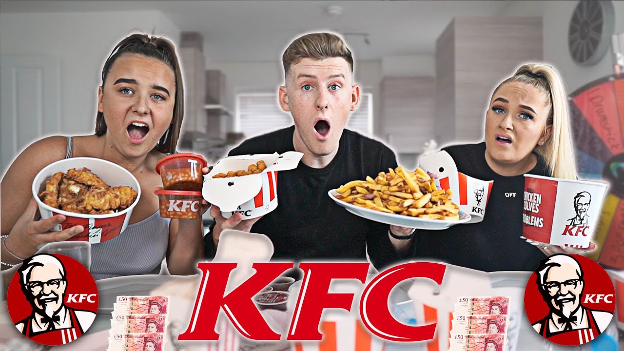 Last to STOP Eating KFC Wins £1,000 - Challenge - YouTube