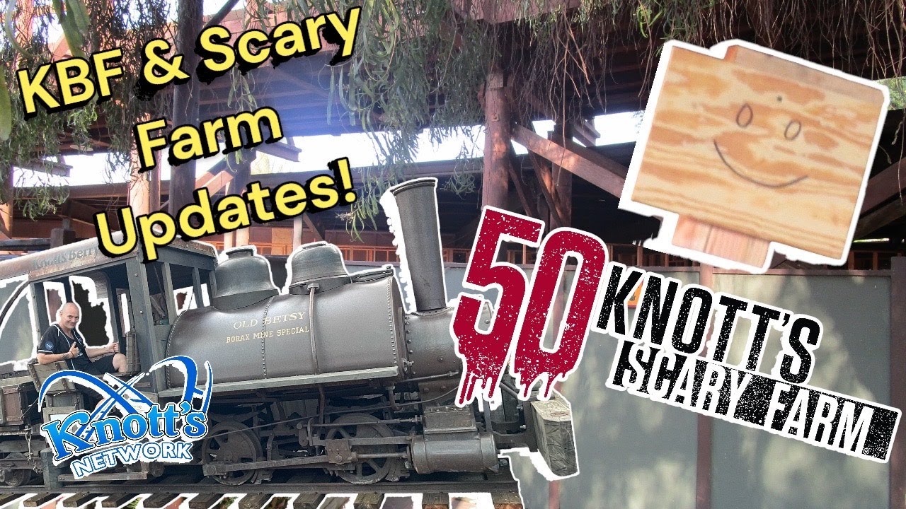 Knott's Berry Farm Updates | Scary Farm | Fiesta Village | Log Ride ...
