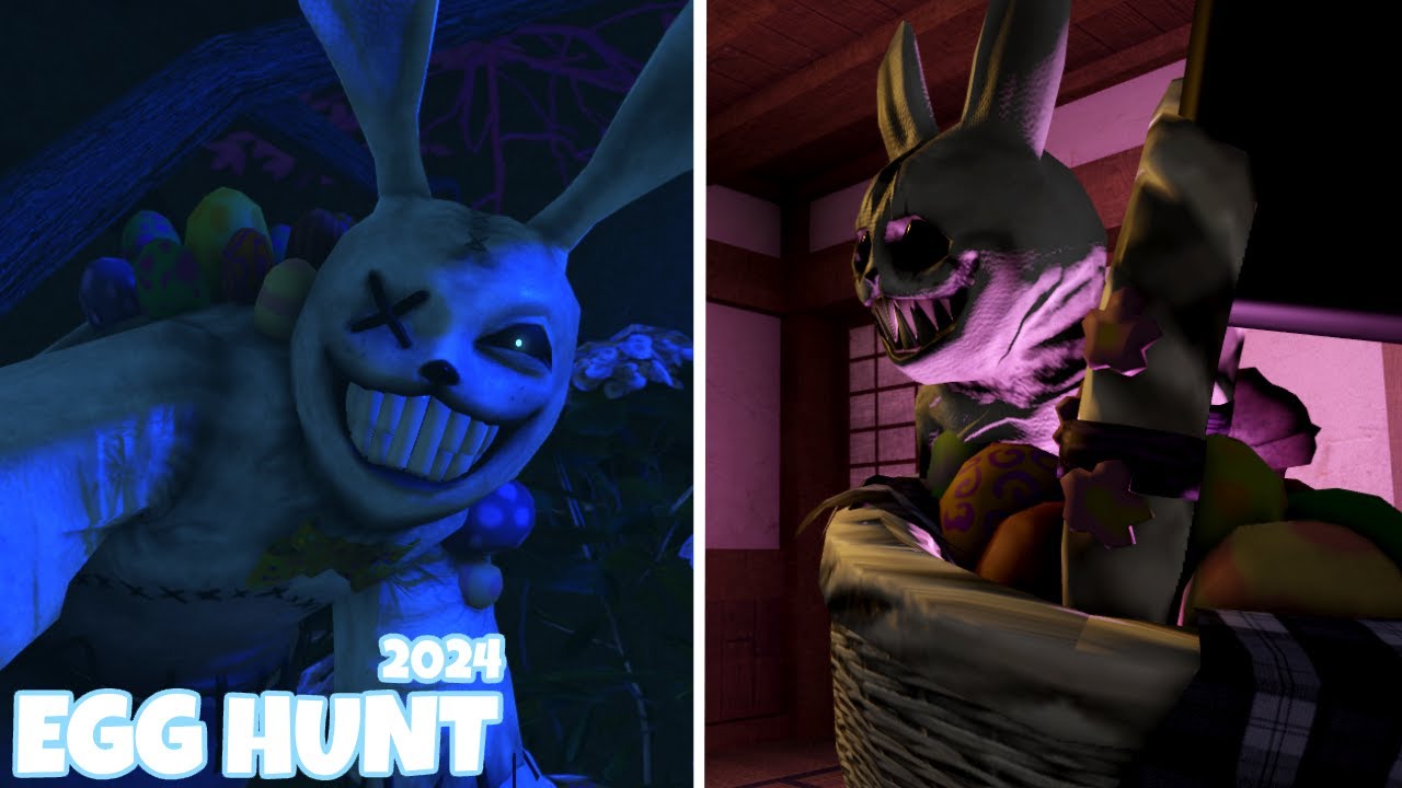 Roblox The Mimic Egg Hunt 2024 - Sinister Bunny Lantern Inspecting ...