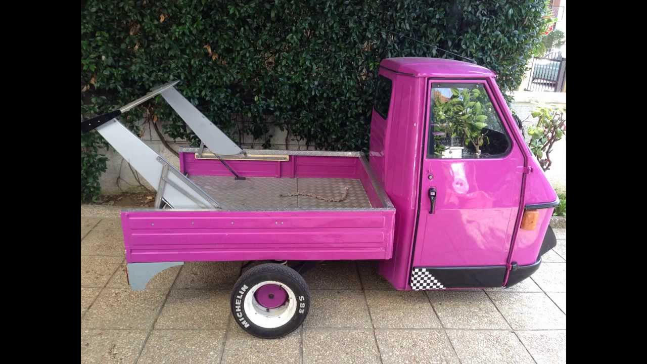Ape tuning | il mio bolide a tre ruote modificato - YouTube